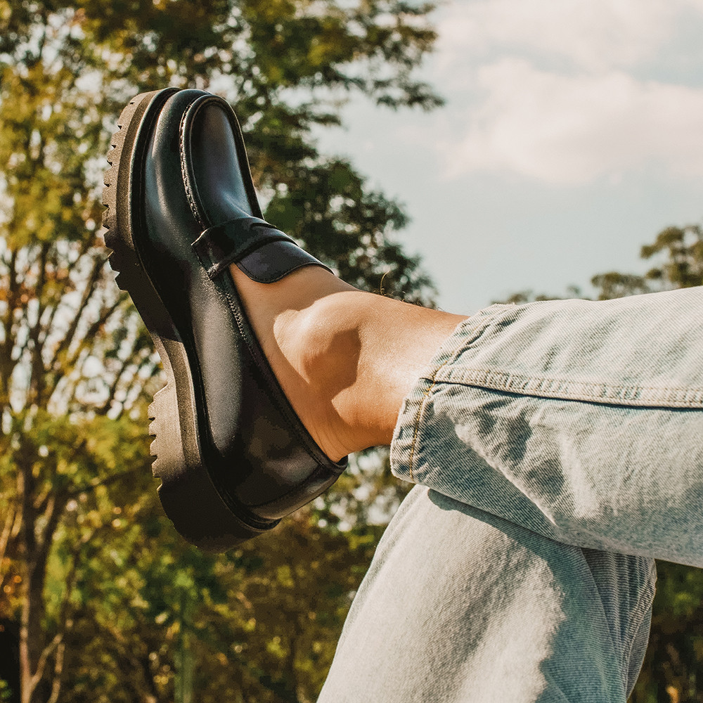 Sapato Masculino Loafer Dolfi Preto | LOUIE