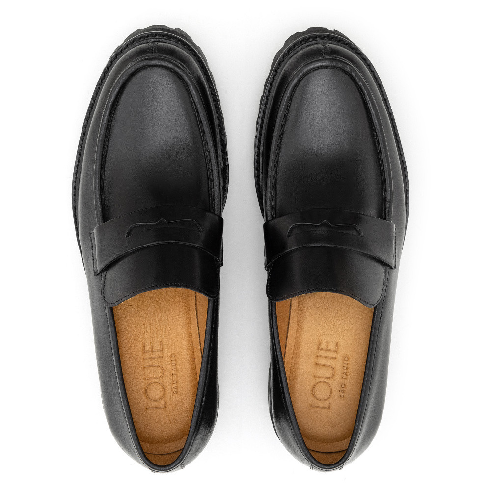 Sapato Masculino Loafer Dolfi Preto | LOUIE