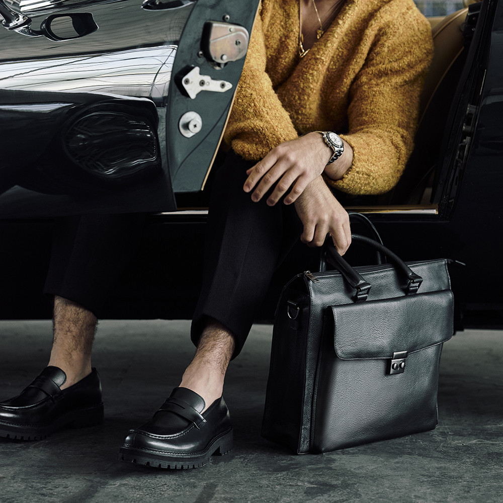 Sapato Masculino Loafer Dolfi Preto | LOUIE