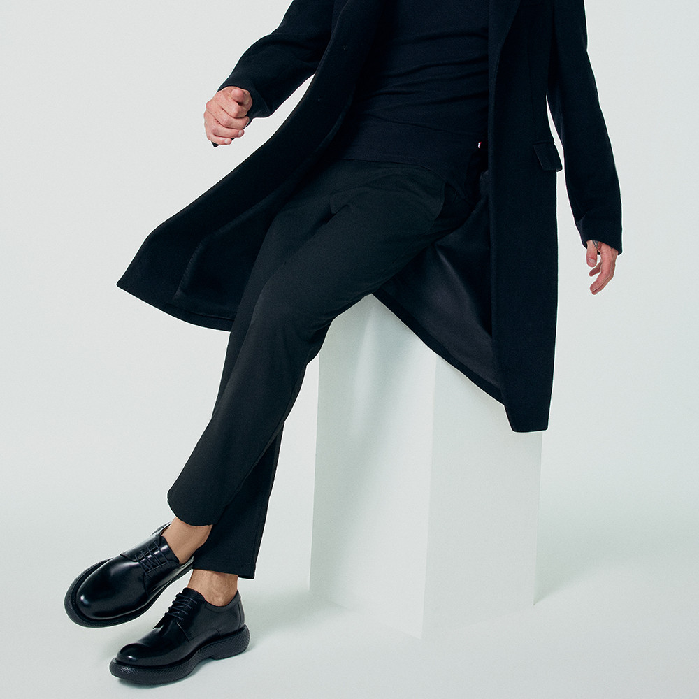 Sapato Masculino Derby Lewis Preto | LOUIE