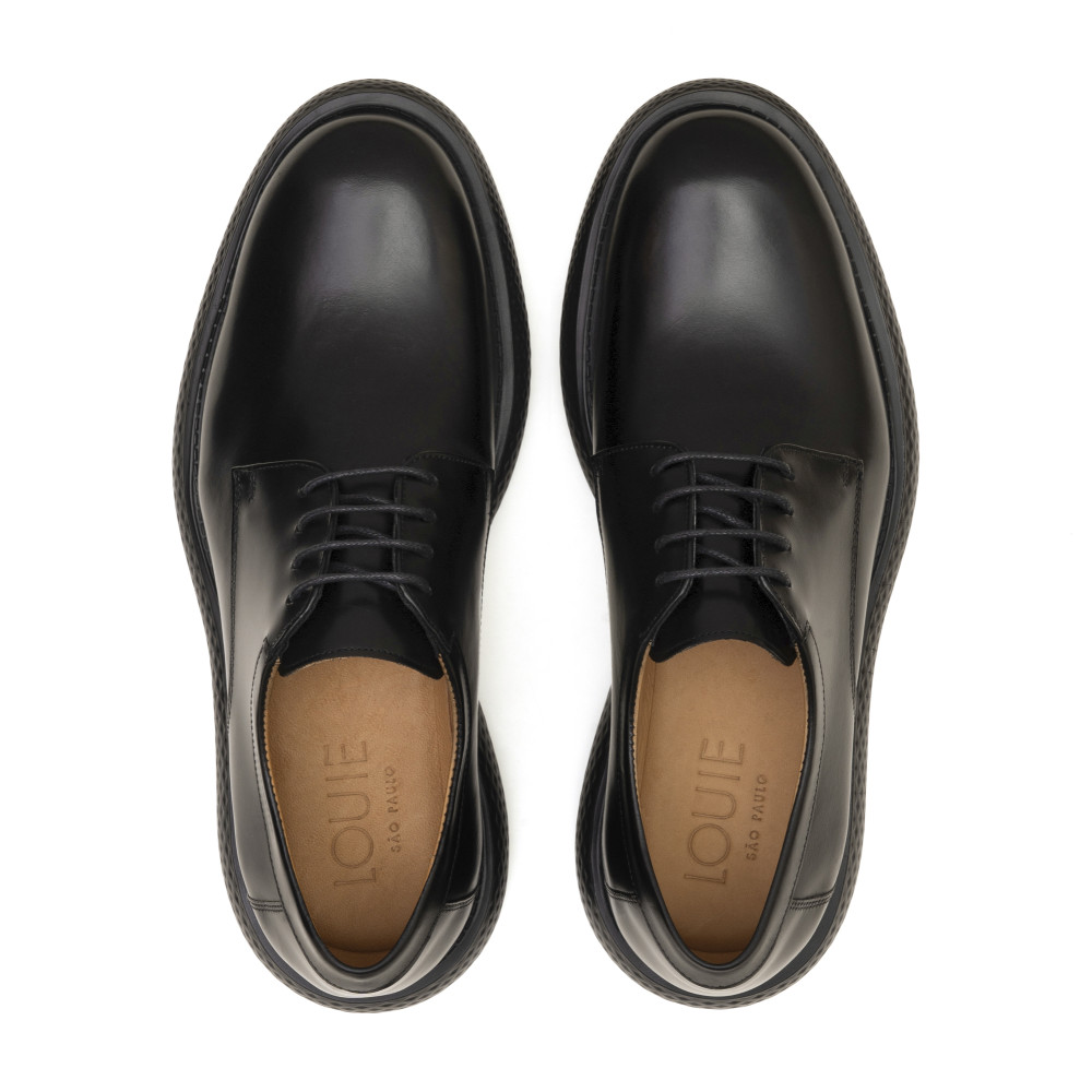 Sapato Masculino Derby Lewis Preto | LOUIE