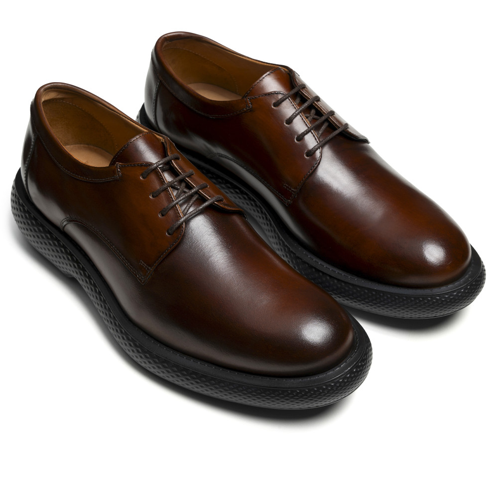 Sapato Masculino Derby Lewis Whisky | LOUIE
