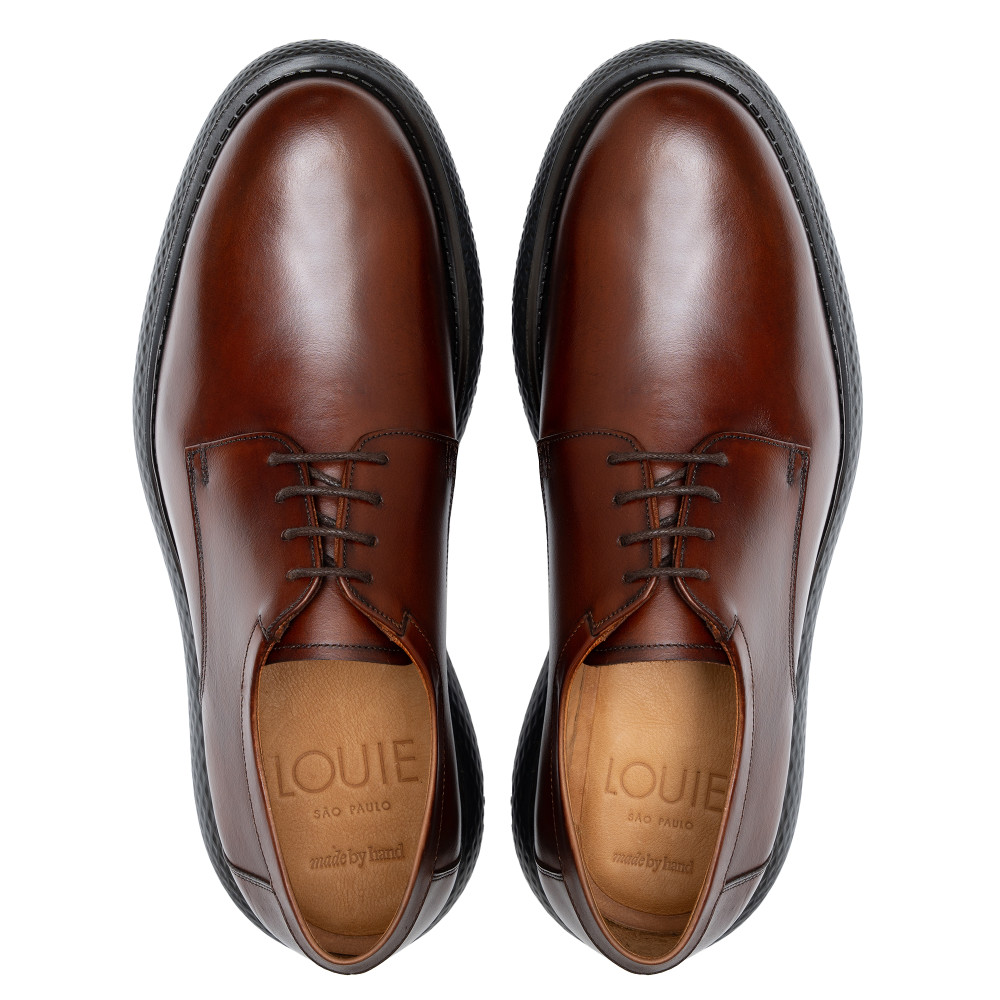 Sapato Masculino Derby Lewis Whisky | LOUIE